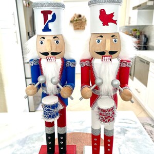 Hand Painted College Themed Nutcrackers Christmas Decor - Etsy