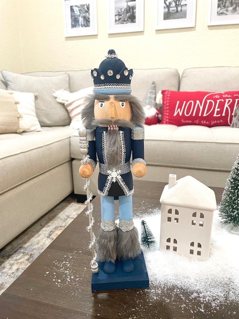 Hand Painted Wooden Nutcracker -- Christmas Decor - Etsy