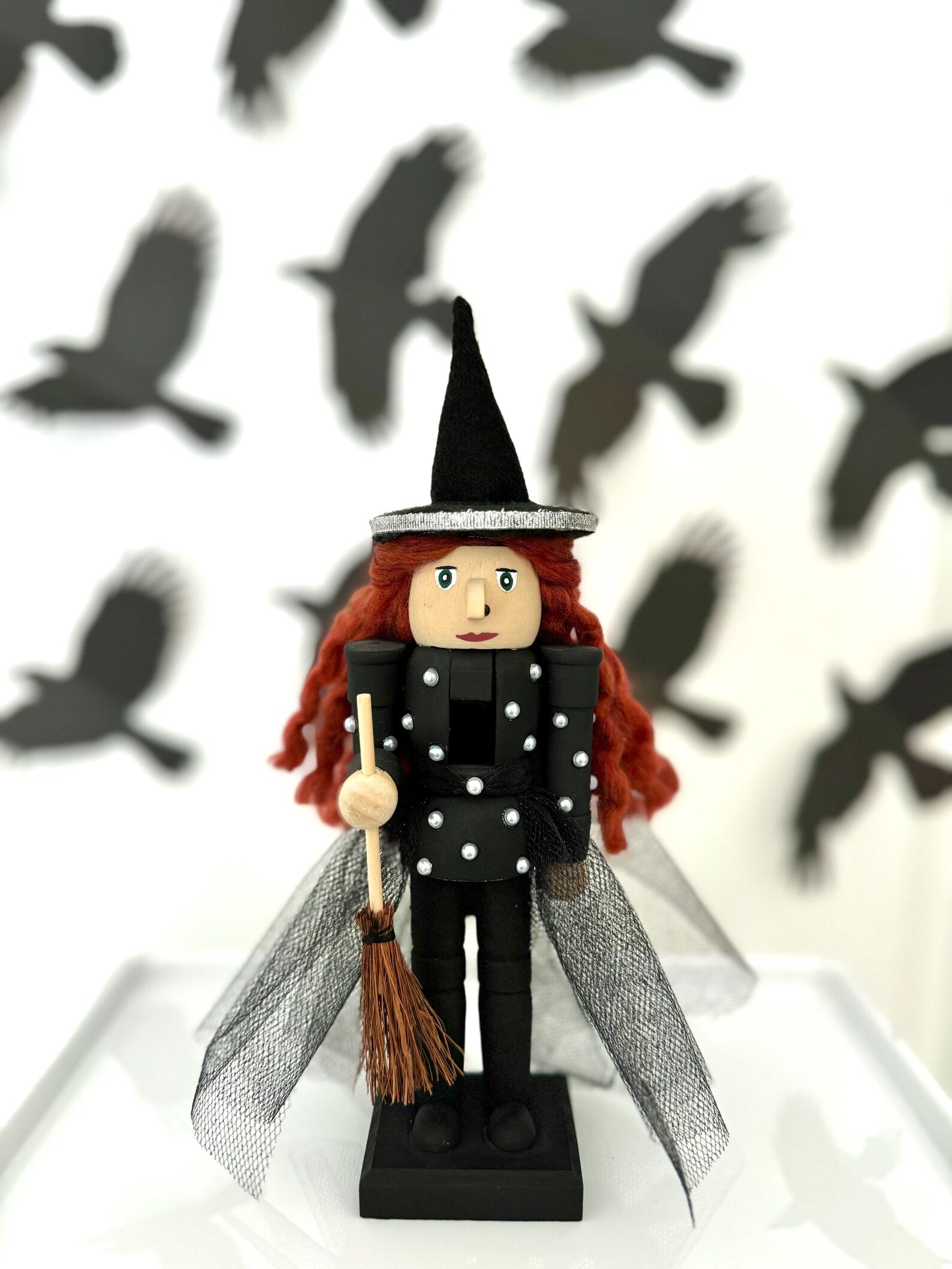 Halloween Witch Nutcracker — Hand Painted Halloween Nutcracker ...