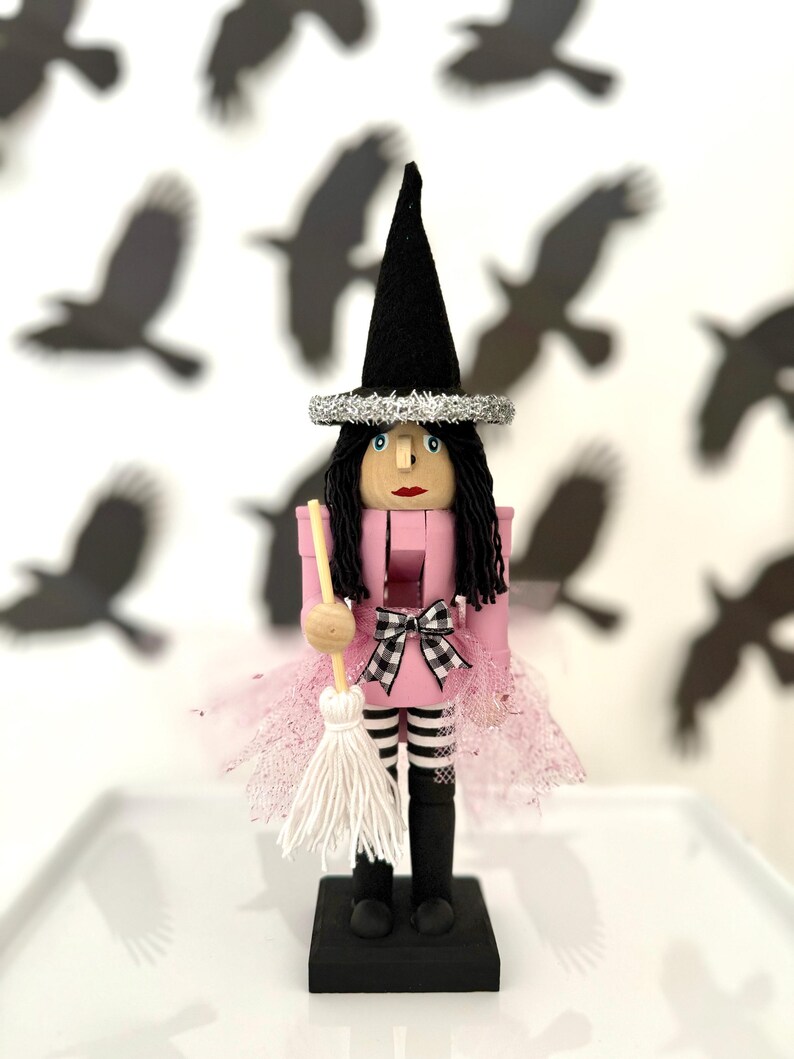 Halloween Witch Nutcracker — Hand Painted Halloween Nutcracker ...