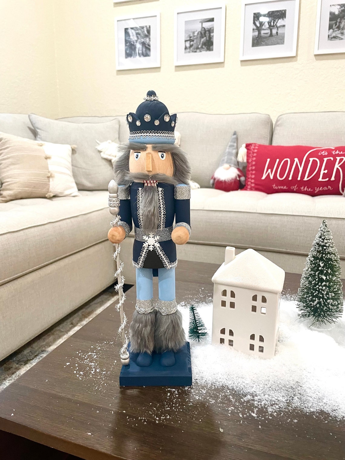 Hand Painted Wooden Nutcracker -- Christmas Decor - Etsy