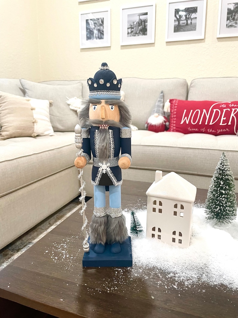Hand Painted Wooden Nutcracker -- Christmas Decor - Etsy