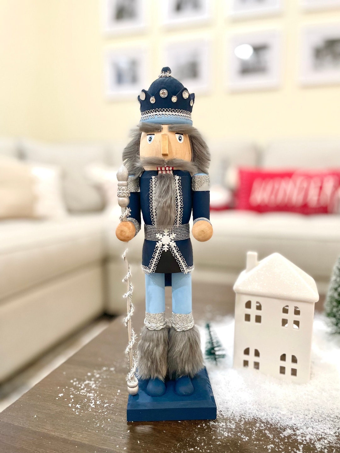 Hand Painted Wooden Nutcracker -- Christmas Decor - Etsy