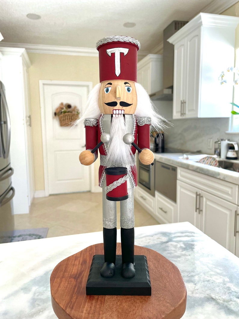 Hand Painted College Themed Nutcrackers Christmas Decor - Etsy