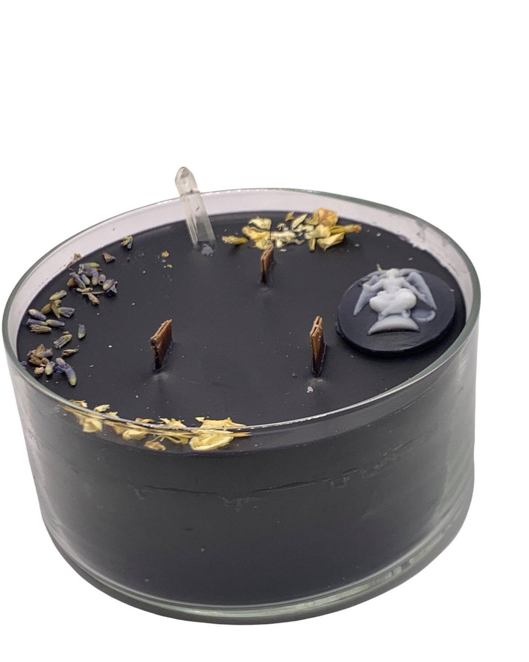 Baphomet Ritual Altar Bowl Goth Decor Scented Candle Black Patchouli ...