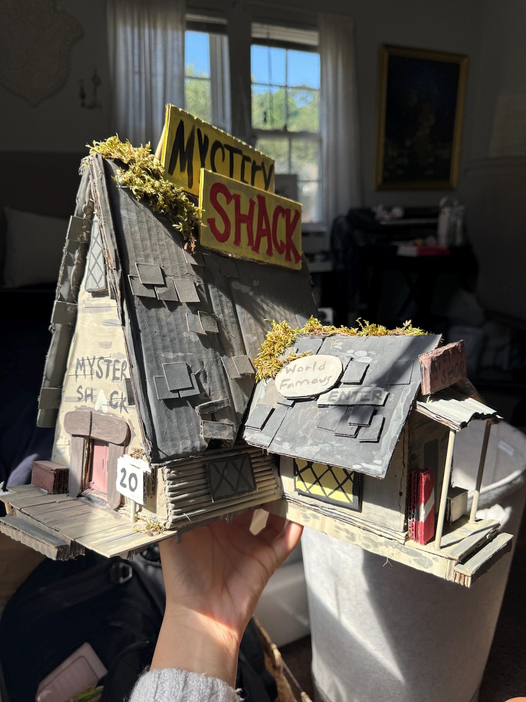 Handmade Mystery Shack Gravity Falls Cardboard Sculpture - Etsy