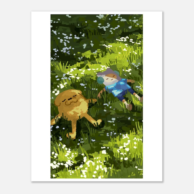 Adventure Time Relaxing Finn & Jake Art Print - Etsy