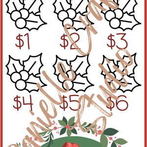 Ho Ho Ho Savings Challenge for A6 Envelopes Cash Envelopes Monthly ...