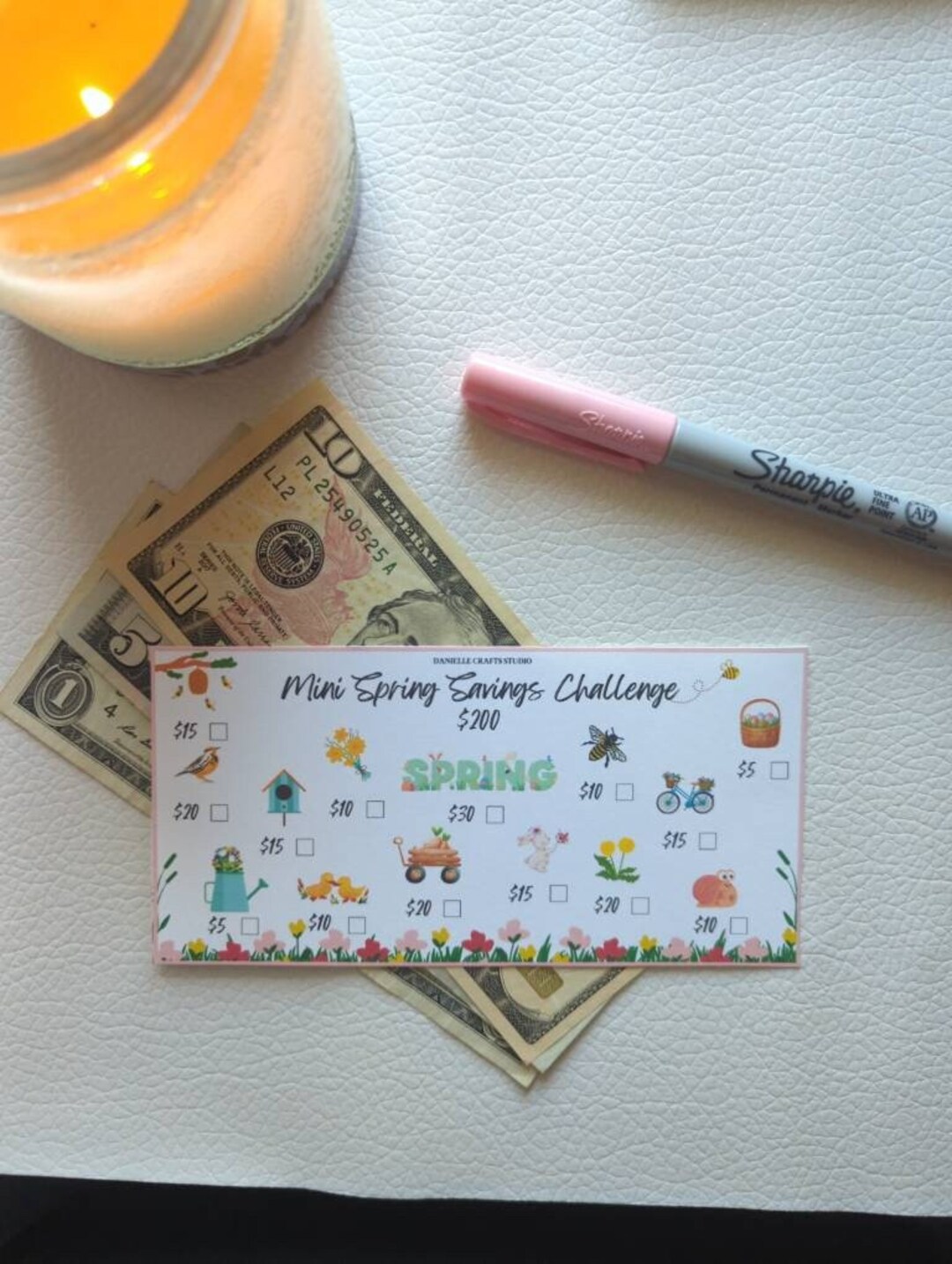 Mini Spring Saving Challenge | for A6 Envelopes | Cash Envelopes ...