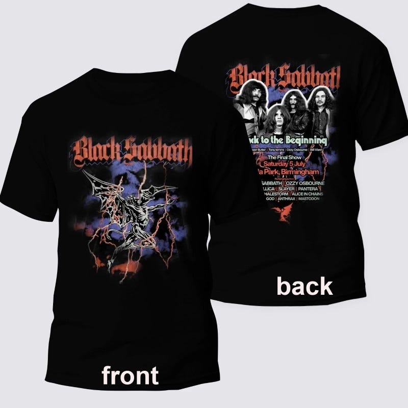 Black Sabbath Back to the Beginning T Shirts - Etsy