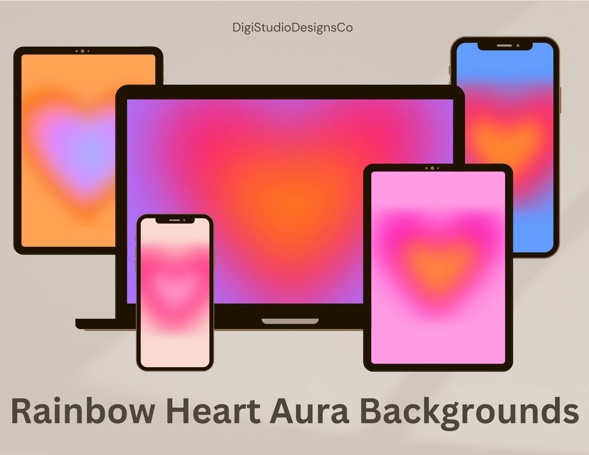 Aura Background Screensaver Wallpaper App Covers Digital Download ...