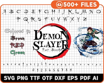 Demon Slayer Svg | Etsy
