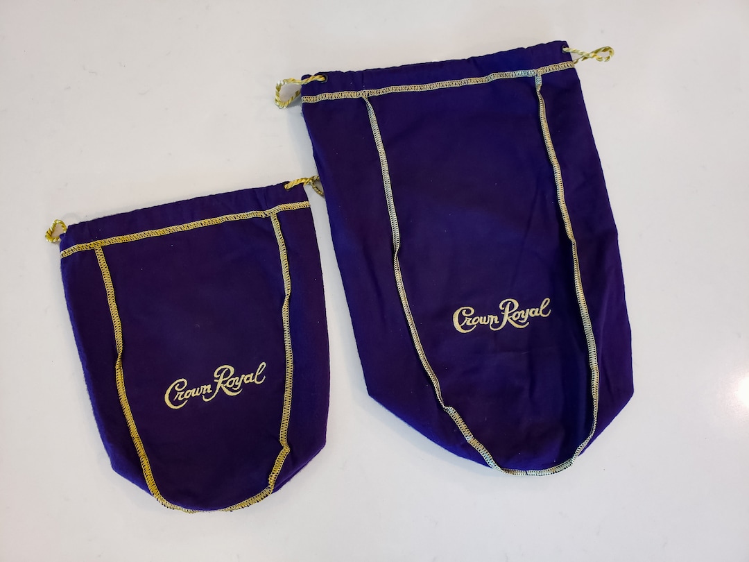 Crown Royal Bags - Multi-pack Sets - Original Royal Purple - 750ml or 1 ...