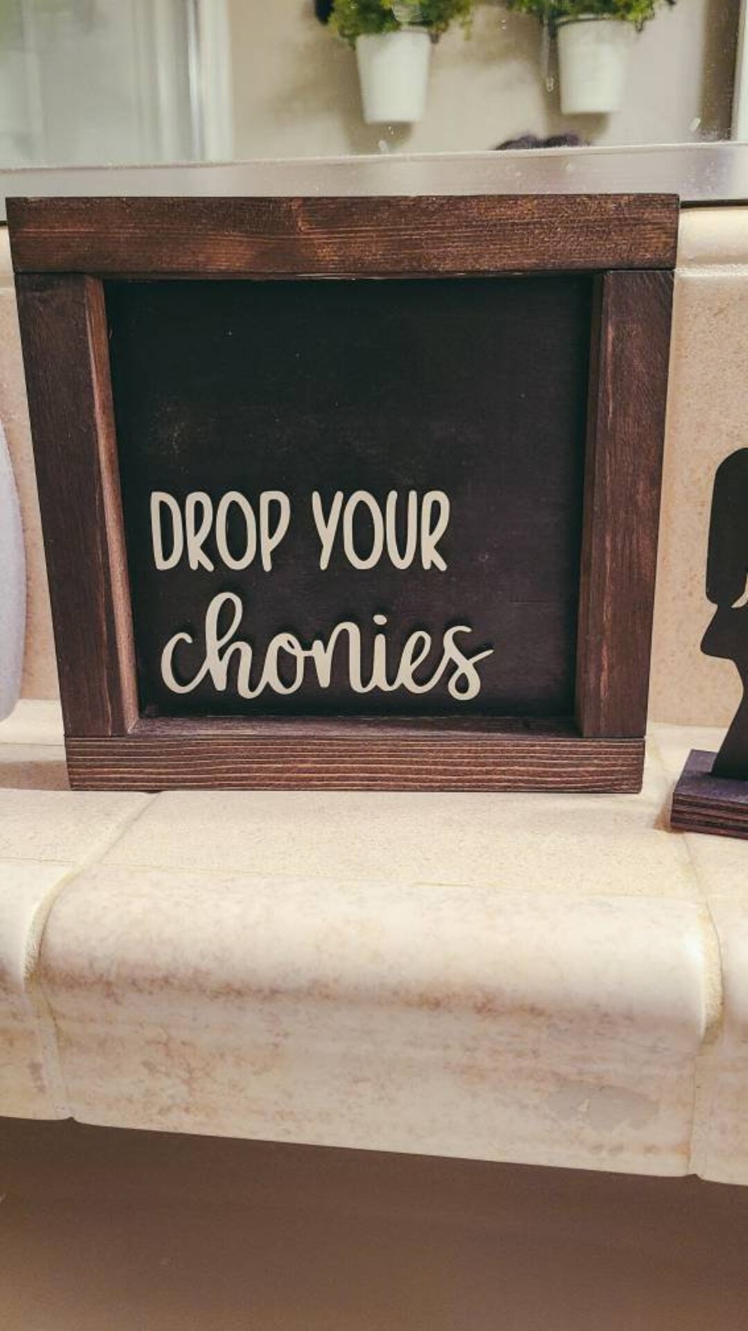 Mini Restroom Sign, Spanglish Wood Sign, Bathroom Decor, Humor Restroom ...