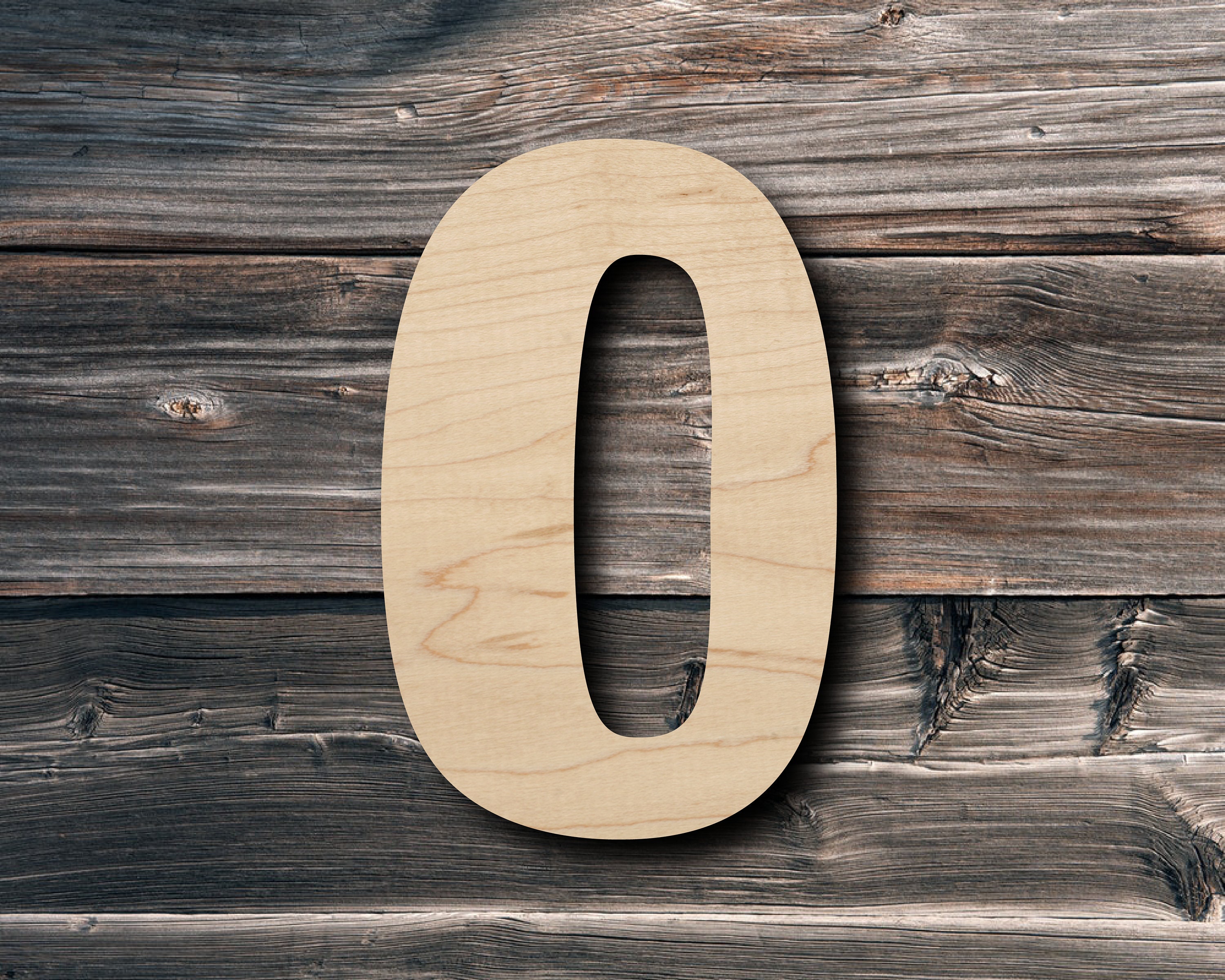 Letra O Recorte de madera Forma de artesanía de madera | Etsy