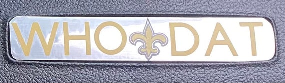 WHO-DAT Dash Badge Dodge Ram | Etsy
