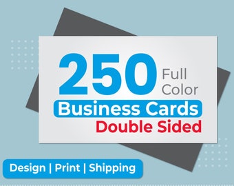 24 Full Color Business Card Printing With FREE Custom Design & FREE ...