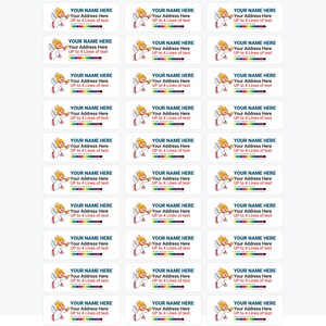 Return Address Labels, Full Color Personalized Mailing Labels, Return ...