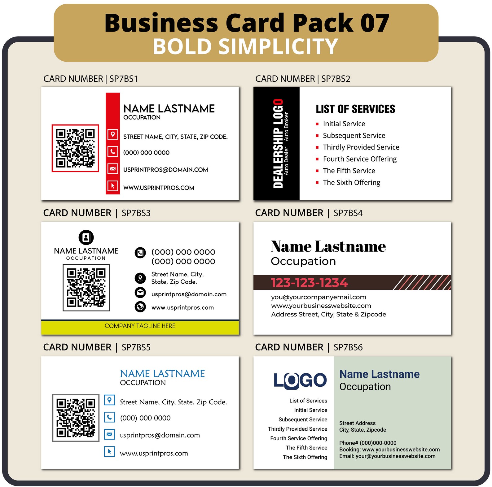 24 Full Color Business Card Printing With FREE Custom Design & FREE ...
