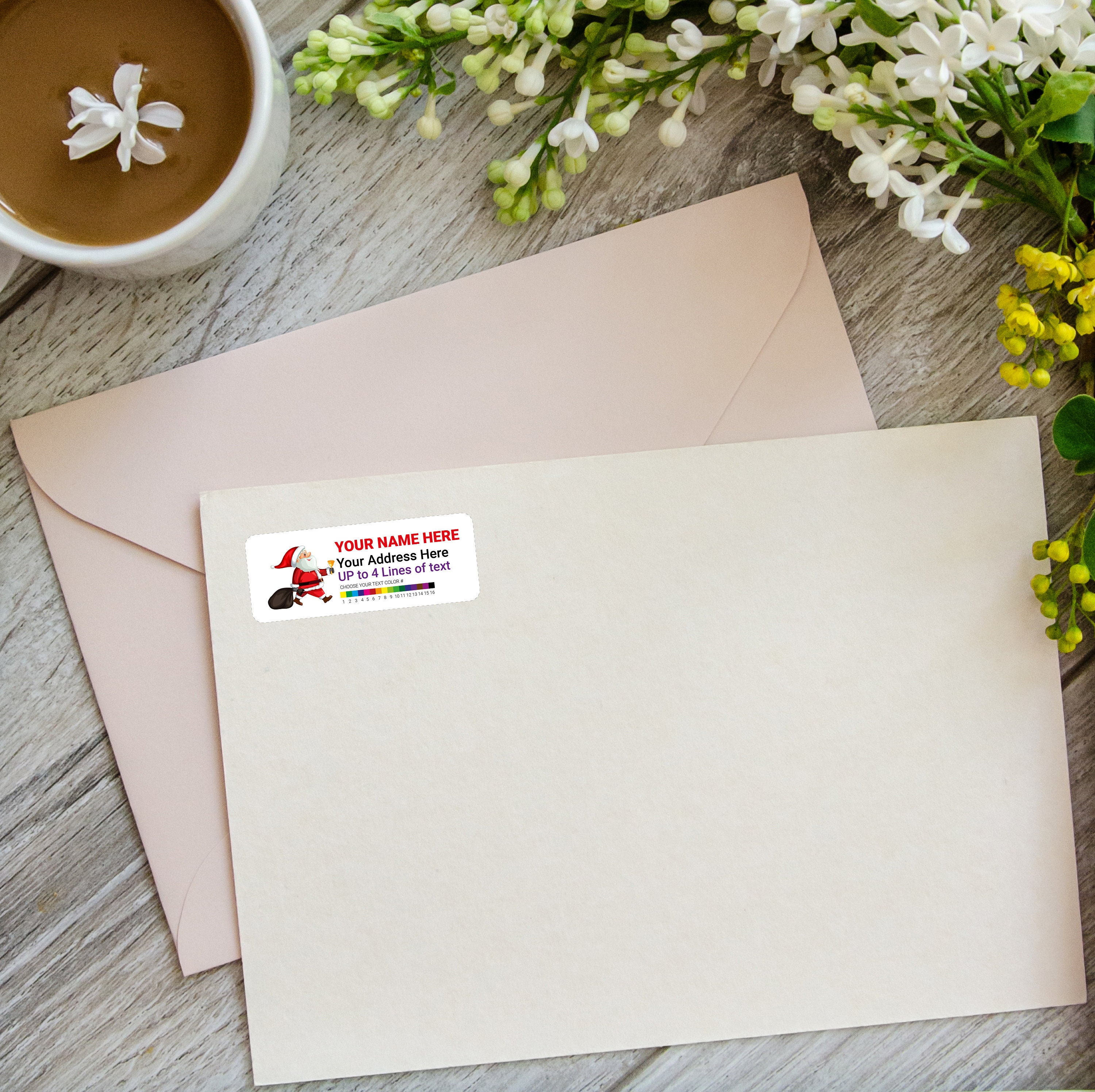 Return Address Labels, Full Color Personalized Mailing Labels, Return ...