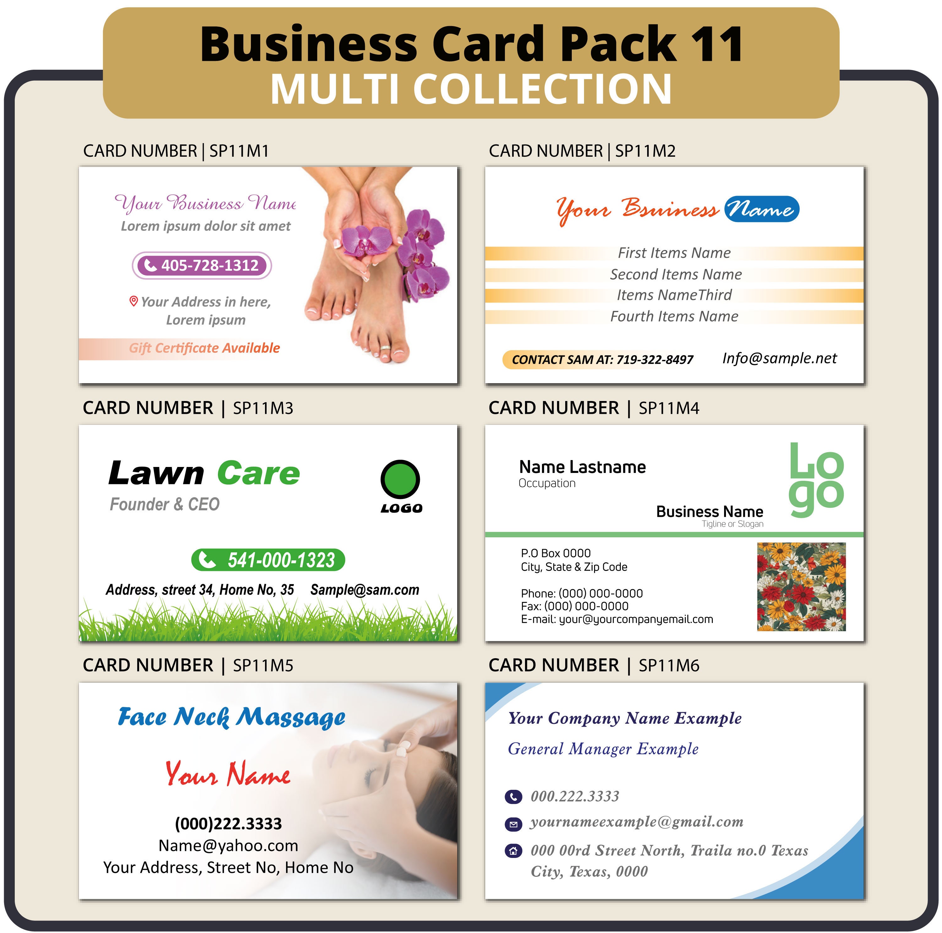 600 Full Color Business Card Printing With FREE Custom Design - Etsy