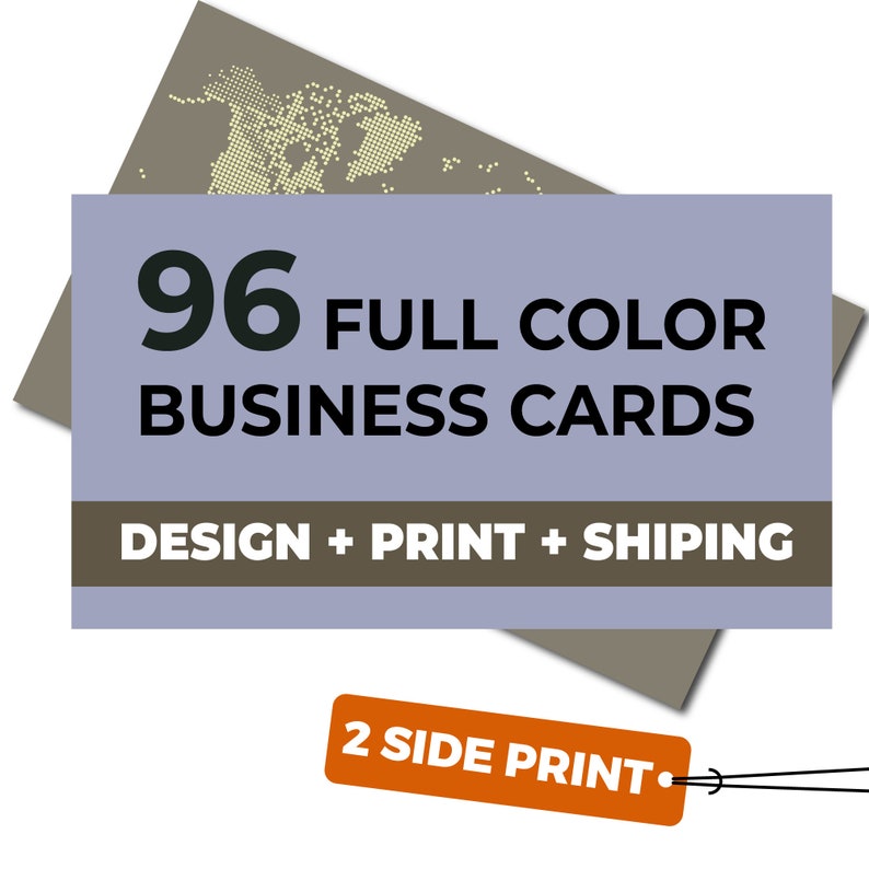 Business Card Printing FREE CUSTOM Design and FREE Shipping Full Color ...