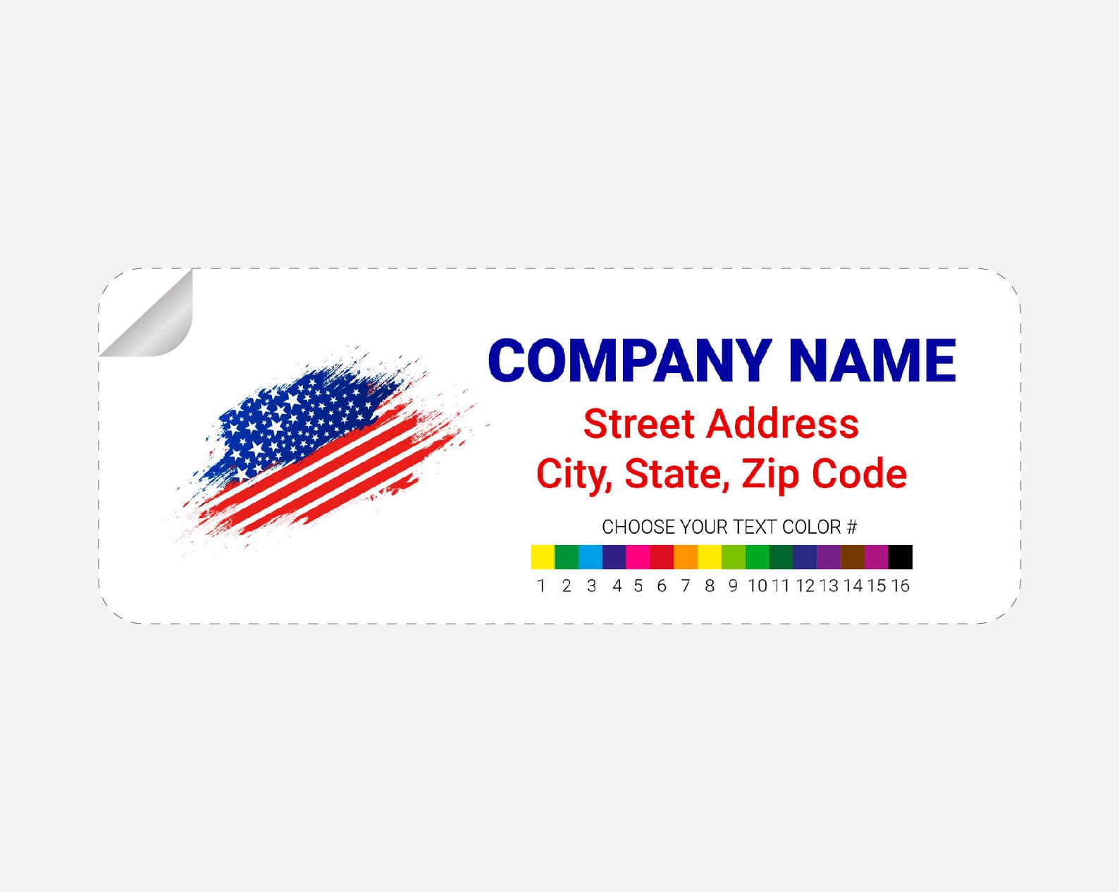 Return Address Labels, Full Color Personalized Mailing Labels, Return ...