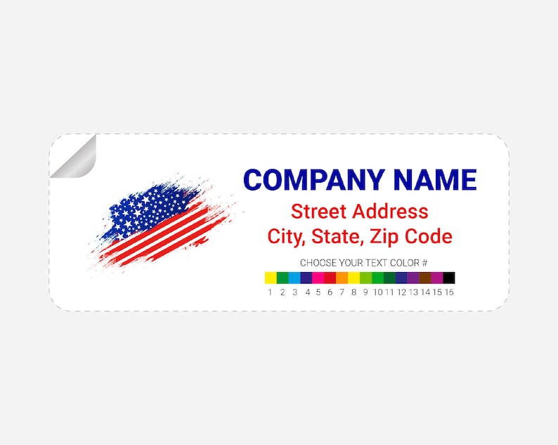 Return Address Labels, Full Color Personalized Mailing Labels, Return ...