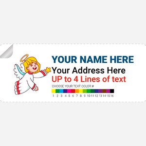 Return Address Labels, Full Color Personalized Mailing Labels, Return ...