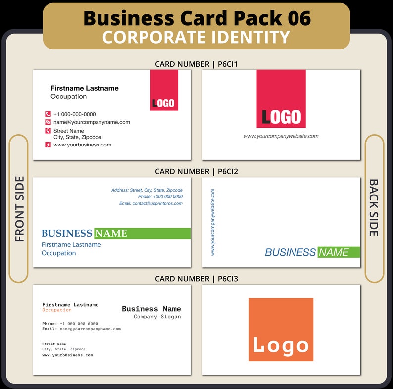 500 Full Color Business Card Printing With FREE Custom Design & FREE ...