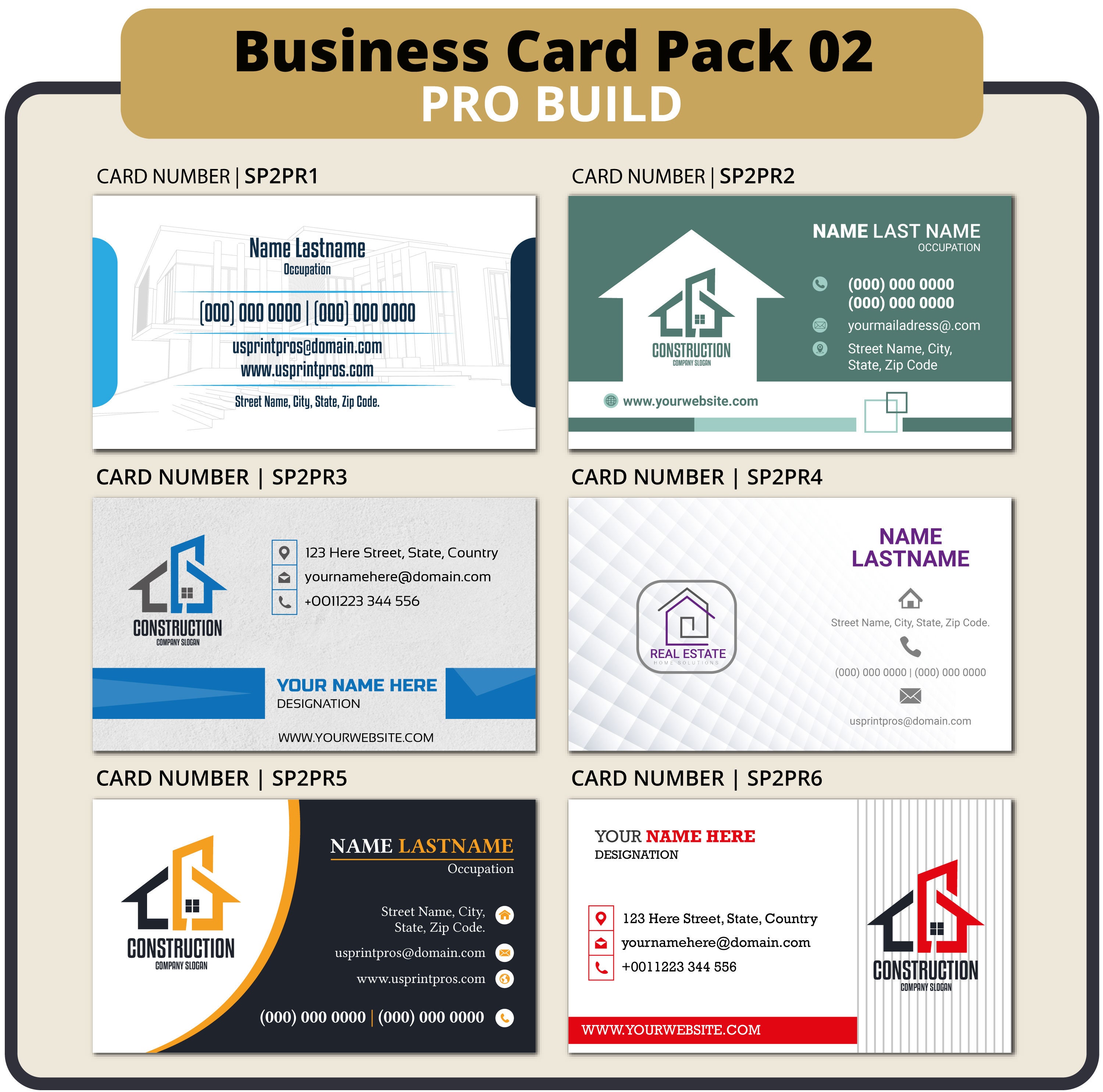 500 Full Color Business Card Printing With FREE Custom Design & FREE ...