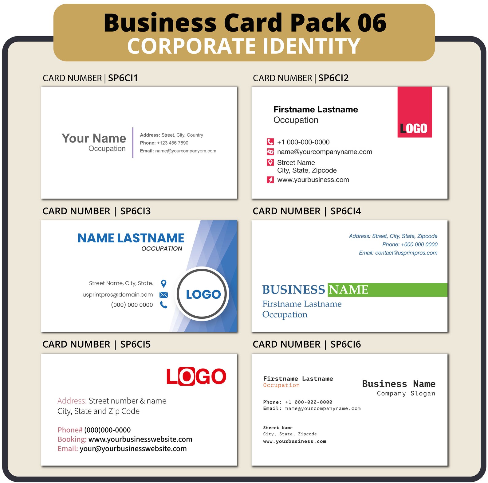 24 Full Color Business Card Printing With FREE Custom Design & FREE ...