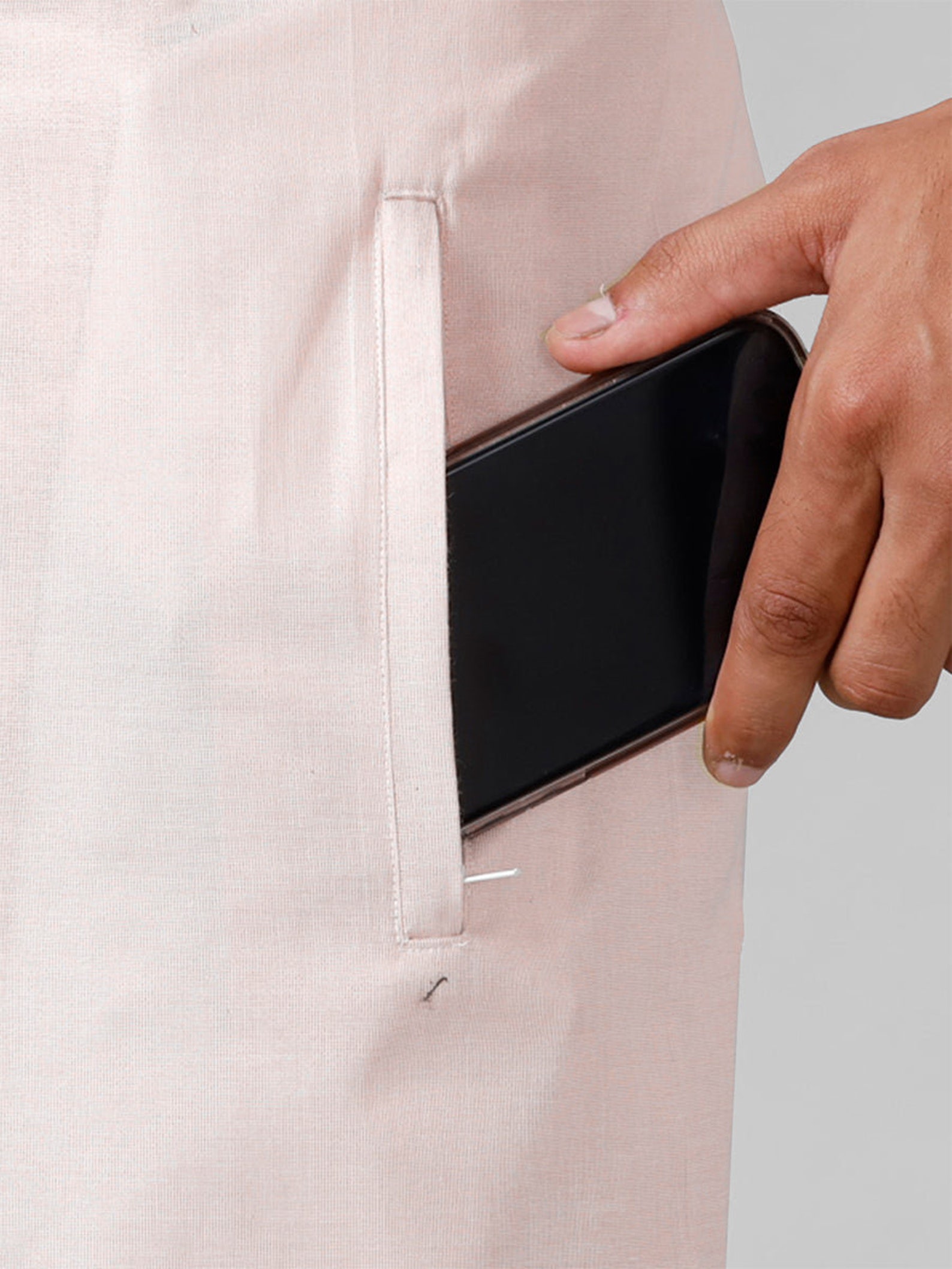 Pocket Dhoti - Single Cotton Dhoti With Pocket and Velcro, Traditional ...