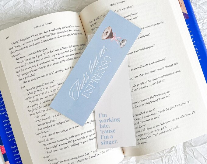 Sabrina Carpenter Bookmark | Espresso Bookmark | Cute Bookmark ...