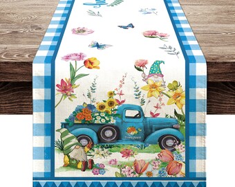 Spring Table Runner | Etsy