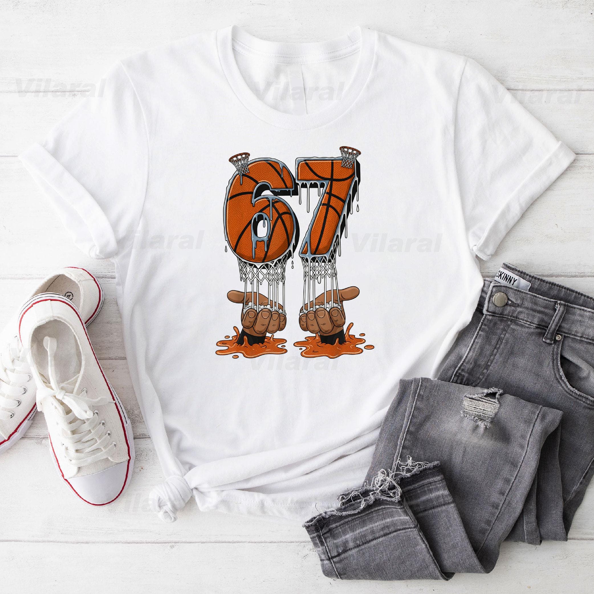 Basketball 67 Six Seven Funny Gen Alpha Meme Drip Png, Basketball 67 ...