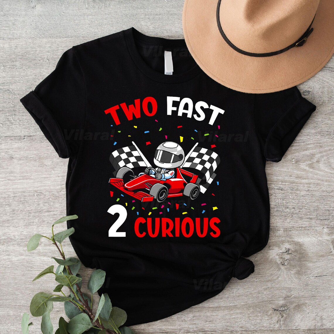 Two Fast 2 Curious 2nd Birthday Two Years Old Car Racing Png, Two Fast ...