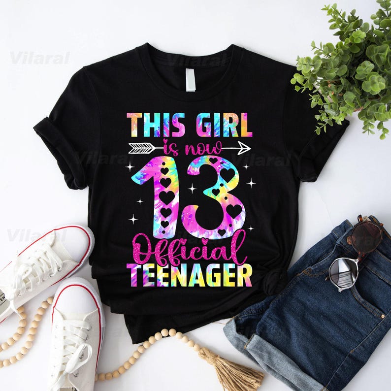 This Girl is Now 13th Birthday 13 Year Old Official Teenager Png, Hello ...