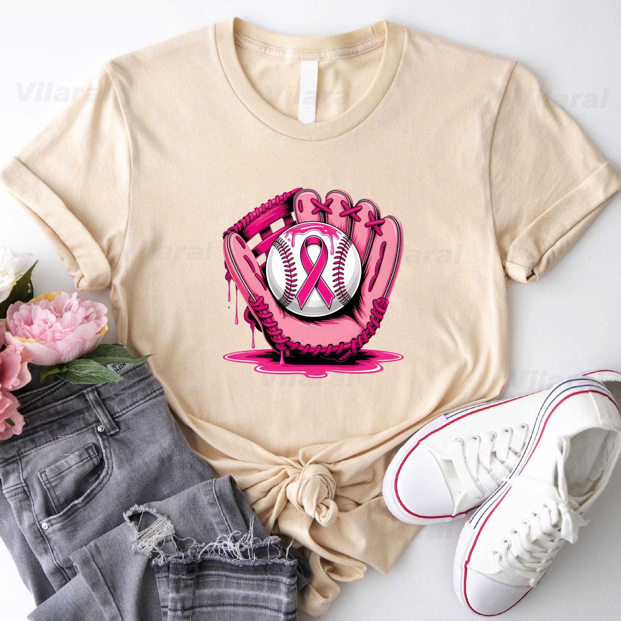 Baseball Drip Pink Breast-cancer-awareness Support Png, Baseball Drip ...