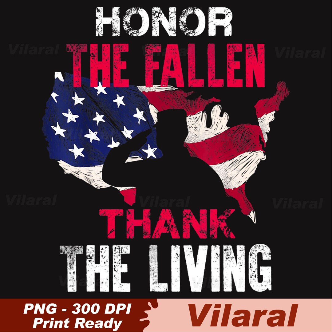 Honor the Fallen Veteran Themed Military Support Png, Honor the Fallen ...