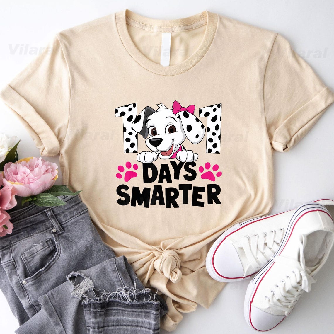 100 Days of School Dalmatian Dog Boys Kids 100 Day Smarter Png, 100th ...