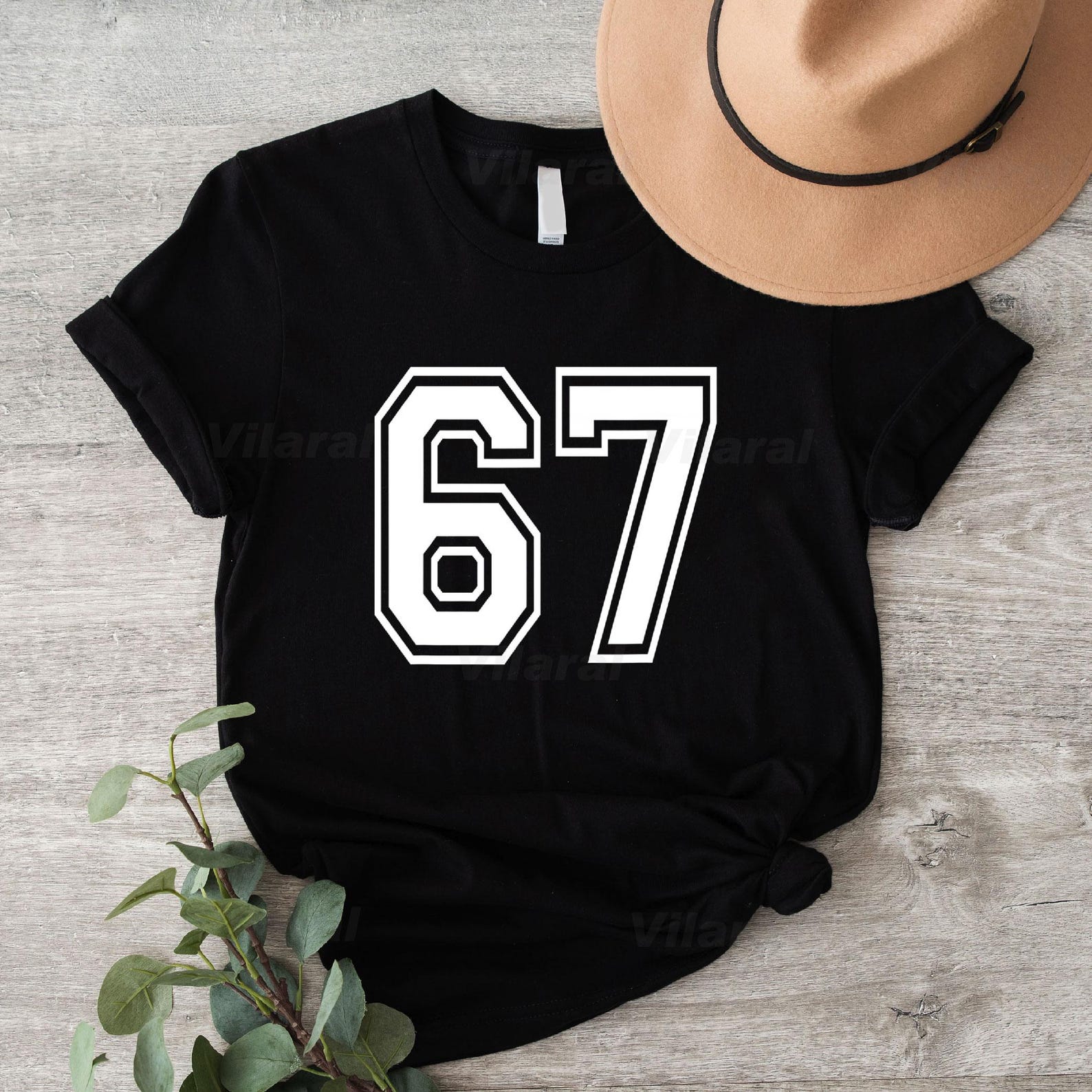 Number 67 Numbered Uniform Sports Jersey Team 67th Birthday Png, 67 SVG ...