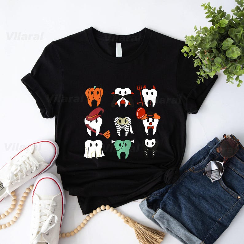 Happy Halloween Teeth Dental Pediatric Dentist Spo-oky Season Png ...