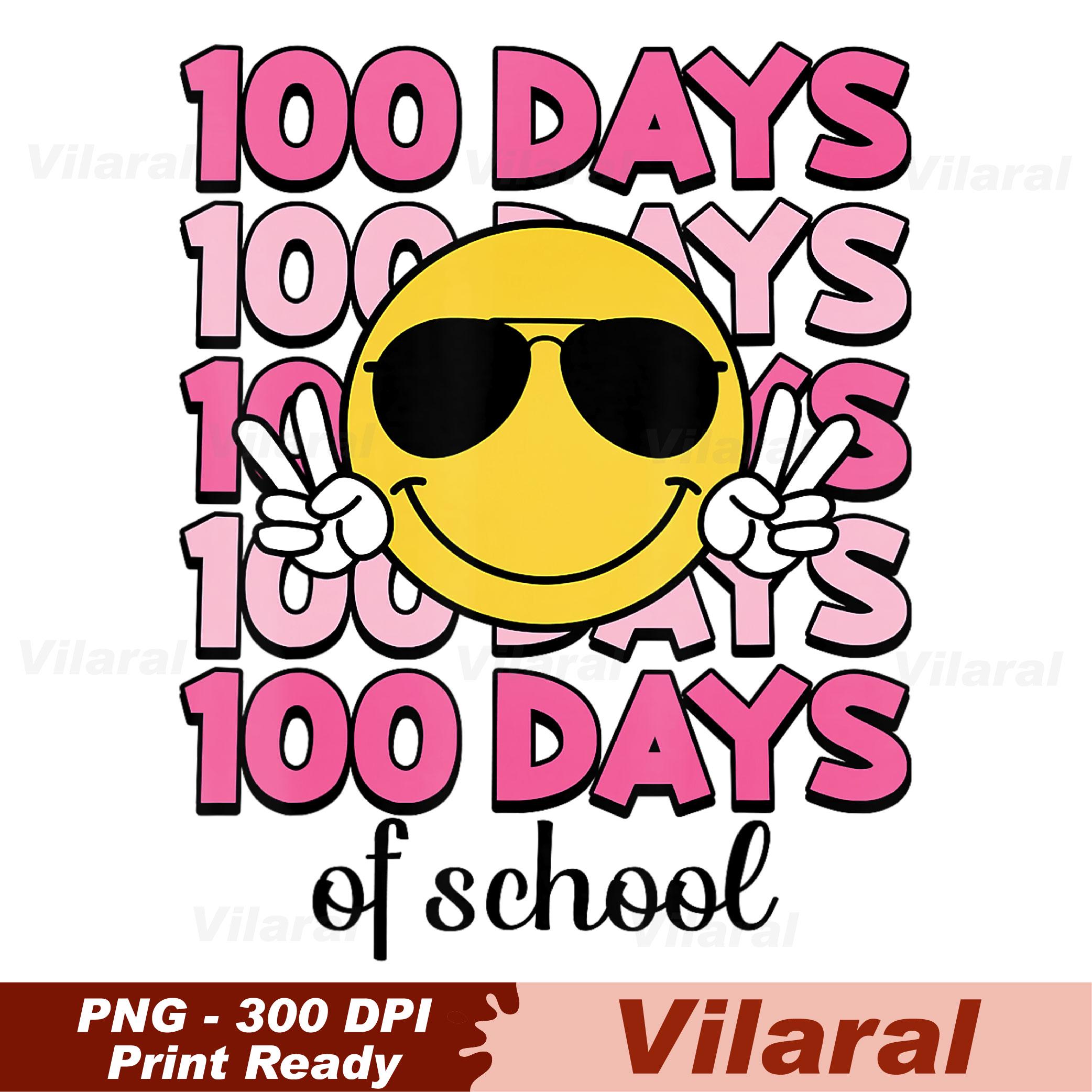 100 Days Teacher Happy 100th Day of School Png, 100 Days of School ...