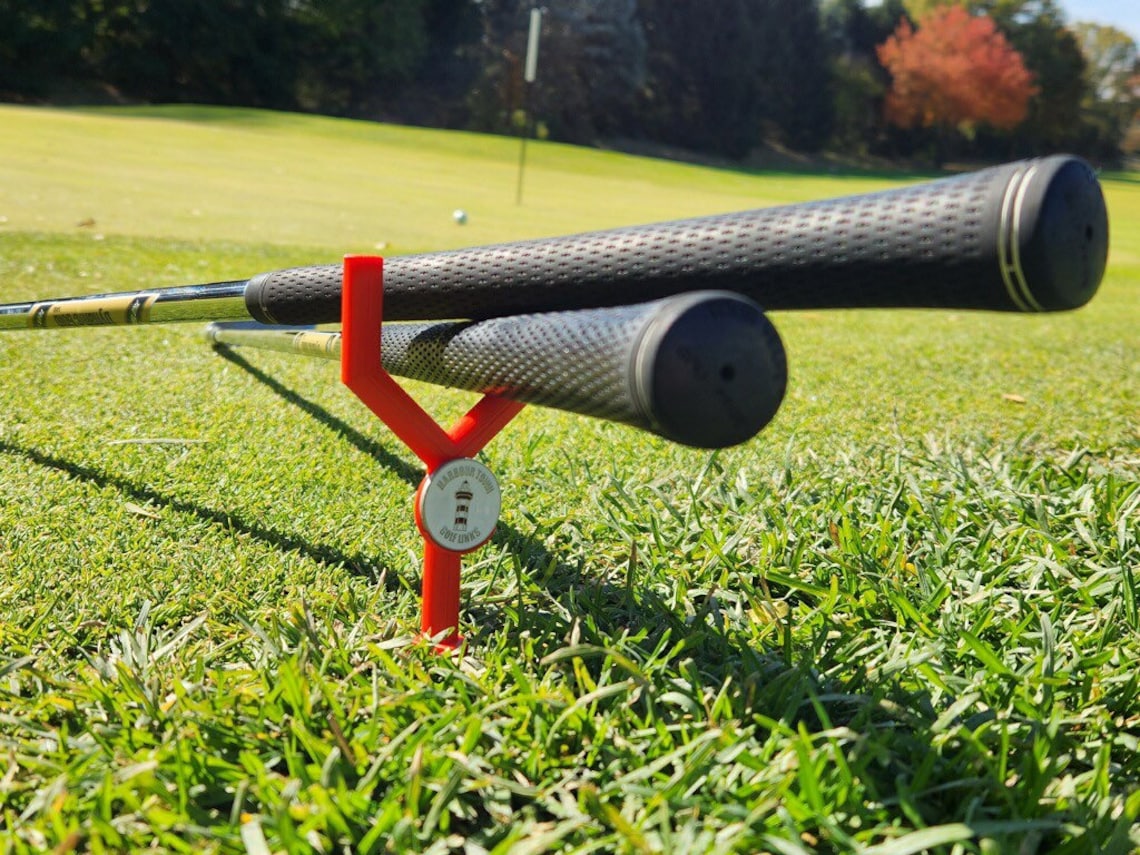 Grip Caddy: Golf Club Stand With Ball Marker Holder - Etsy