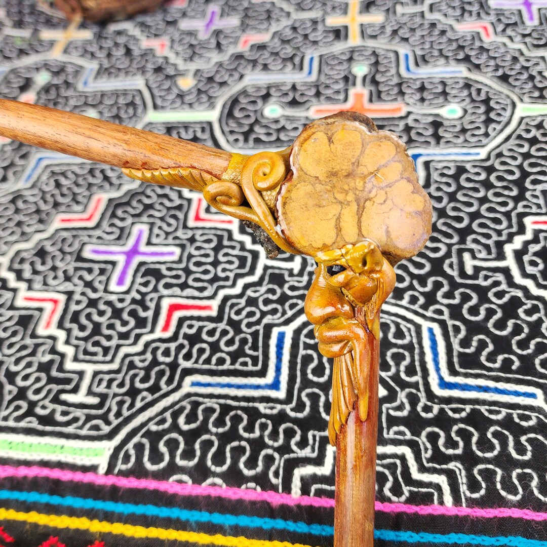 Hape God Ayahuasca Vine Tepi Rapé Applicator From Peru - Etsy