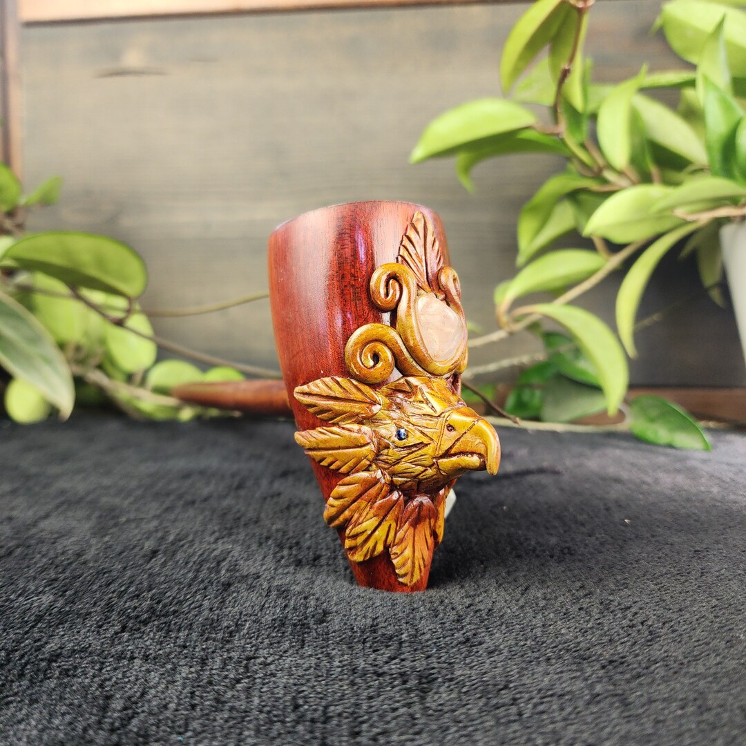 Large Eagle Mapacho Smoking Pipes - Etsy