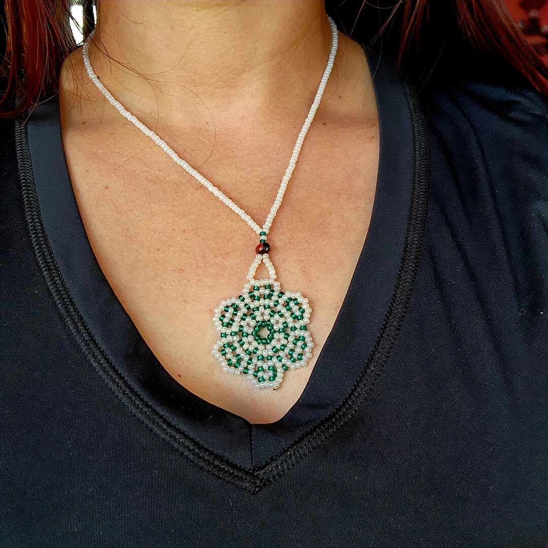 Beaded Peruvian Necklace - Etsy