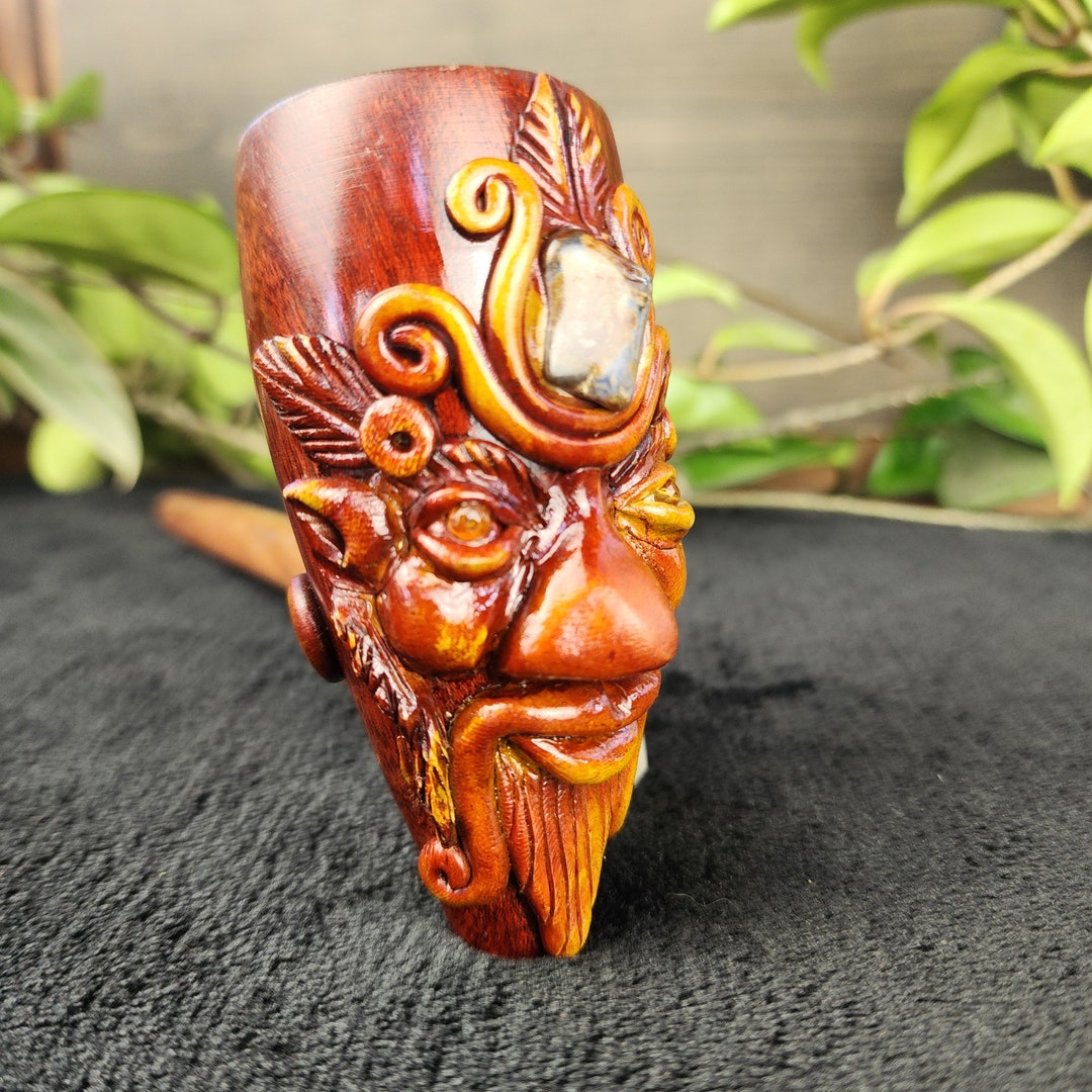 Large Hape God Mapacho Smoking Pipes - Etsy