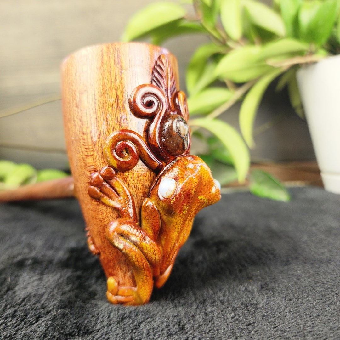 Large Frog Mapacho Smoking Pipes - Etsy UK